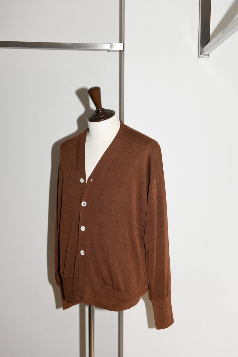 Olde H&Daughter / SILK PLAIN STITCH CARDIGAN – Auba Jaconelli