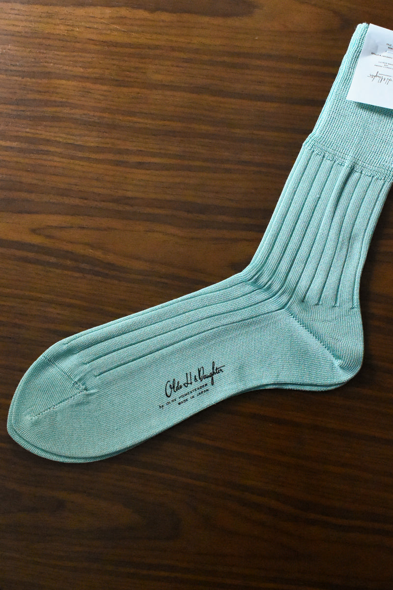 Olde H&Daughter / SILK RIB SOCKS – Auba Jaconelli